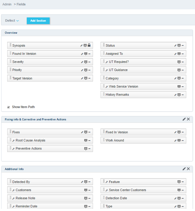 Fields Layout – Orcanos Helpcenter