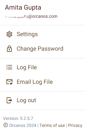 User Profile - Orcanos Helpcenter